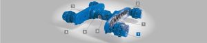 Bogie axles for heavy duty vehicles