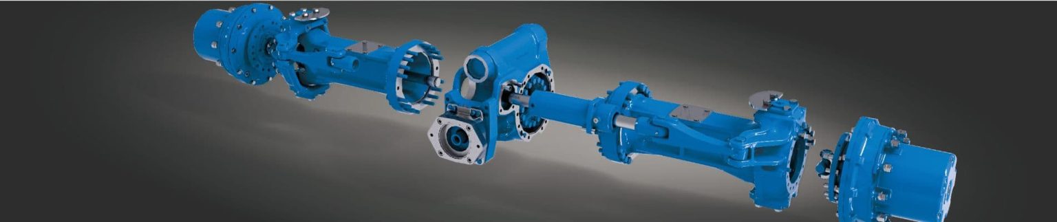 Steering axles for heavy duty vehicles
